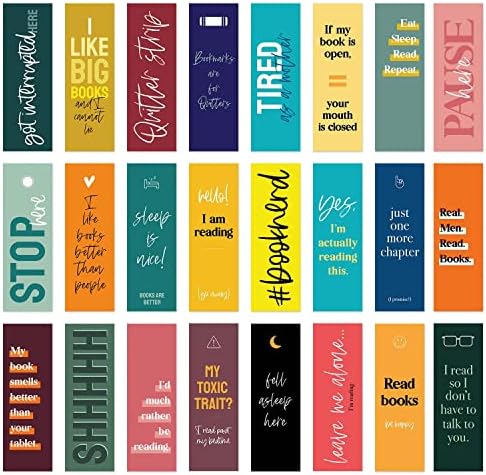 Amazon.com: Modern Appreciation Bookmarks / 24 Uplifting Motivational ...