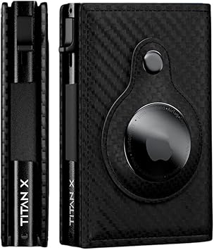 Amazon.com: TITAN X Trifold Edition Wallet Compatible with Airtag ...