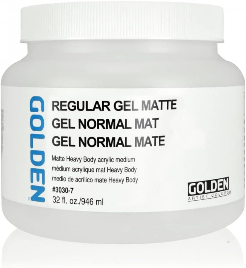 Amazon.com: Soft Gel Matte by GOLDEN, 8 fl. oz. Jar, Professional ...