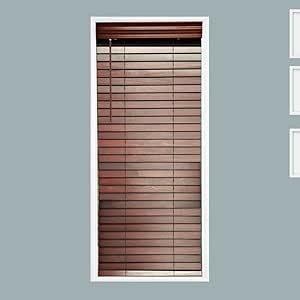 Amazon.com: TailorView, Customizable Wood Horizontal Window Blinds, 2 Inch Slats, Color ...