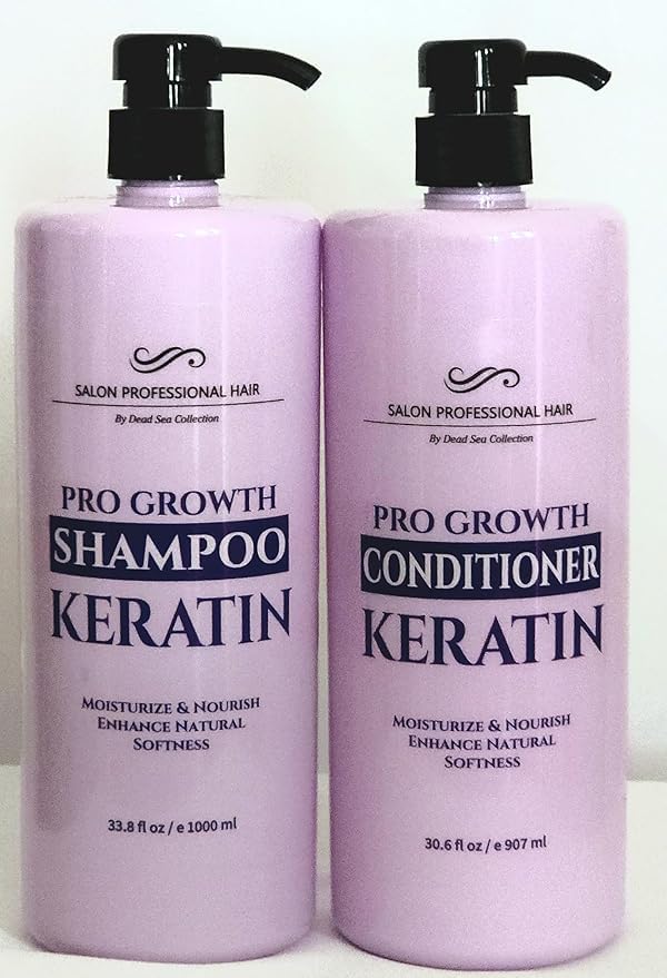 Amazon.com : Pro Growth with Keratin Shampoo & Conditioner Set t - Pro ...