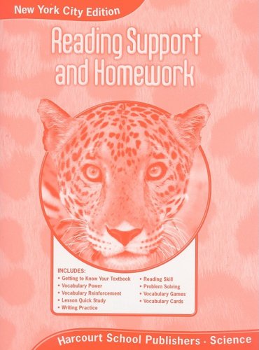 Science NYC Reading Support & Homework Grade 5: Harcourt School ...