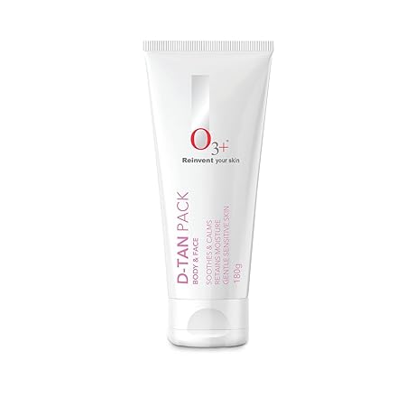 O3+ D-TAN Pack For Instant Tan Removal For all skin Types 180 gm ...
