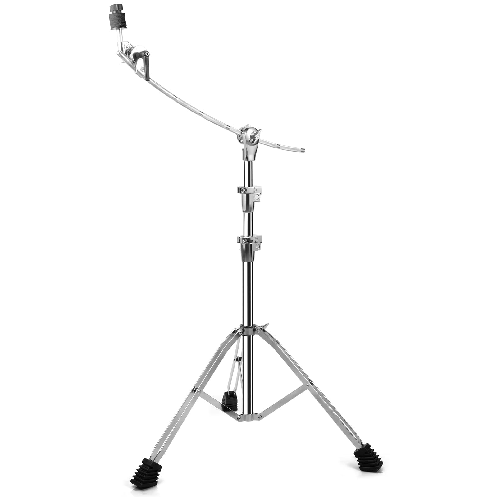 Amazon.com: TENTOTEN Cymbal Stand Adjustable Height 28.7"-51.2", Curved ...