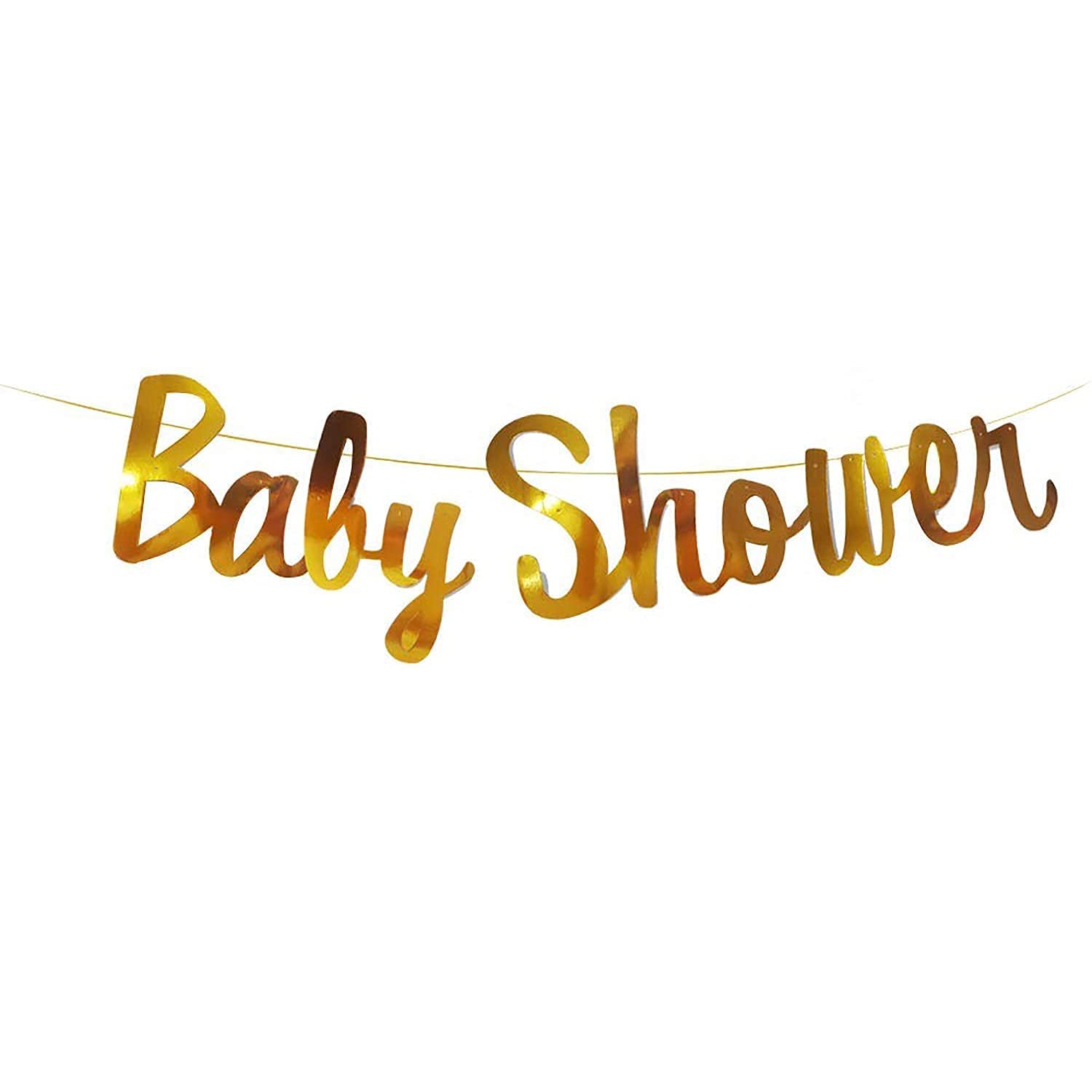 Written In Gold Baby Shower Personalized Gold Oh Baby Baby Shower