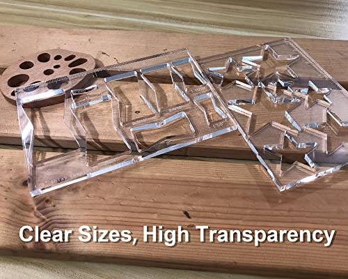 Pack of 2 Router Templates for Woodworking, Router Jigs Decorative ...