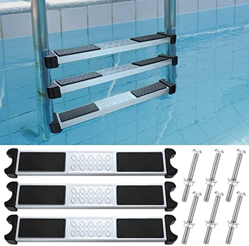 Amazon.com : Therwen Stainless Steel Pool Ladder Steps Replacement 1.9 ...