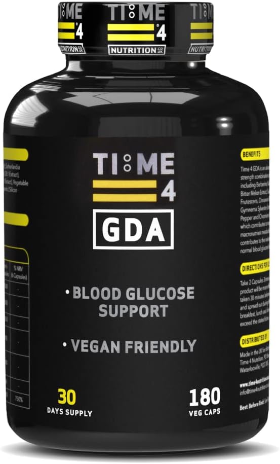 Time 4 GDA Glucose Disposal Agent High Strength Vegan Capsules, 7 Key ...