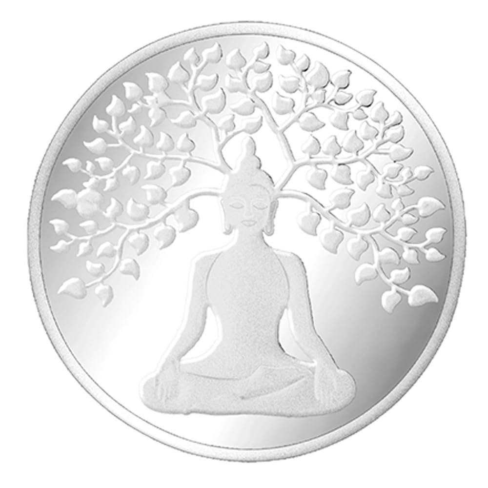 Buy GIVA 999 Sterling Silver Buddha Coin | Gifts for Women and Men ...