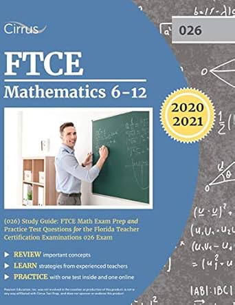 Amazon.com: FTCE Mathematics 6-12 (026) Study Guide: FTCE Math Exam ...
