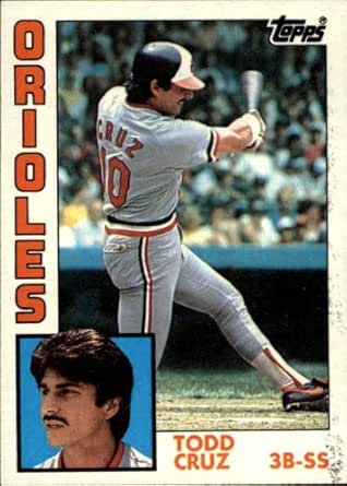 Amazon.com: 1984 Topps Baseball Card #773 Todd Cruz : Collectibles ...