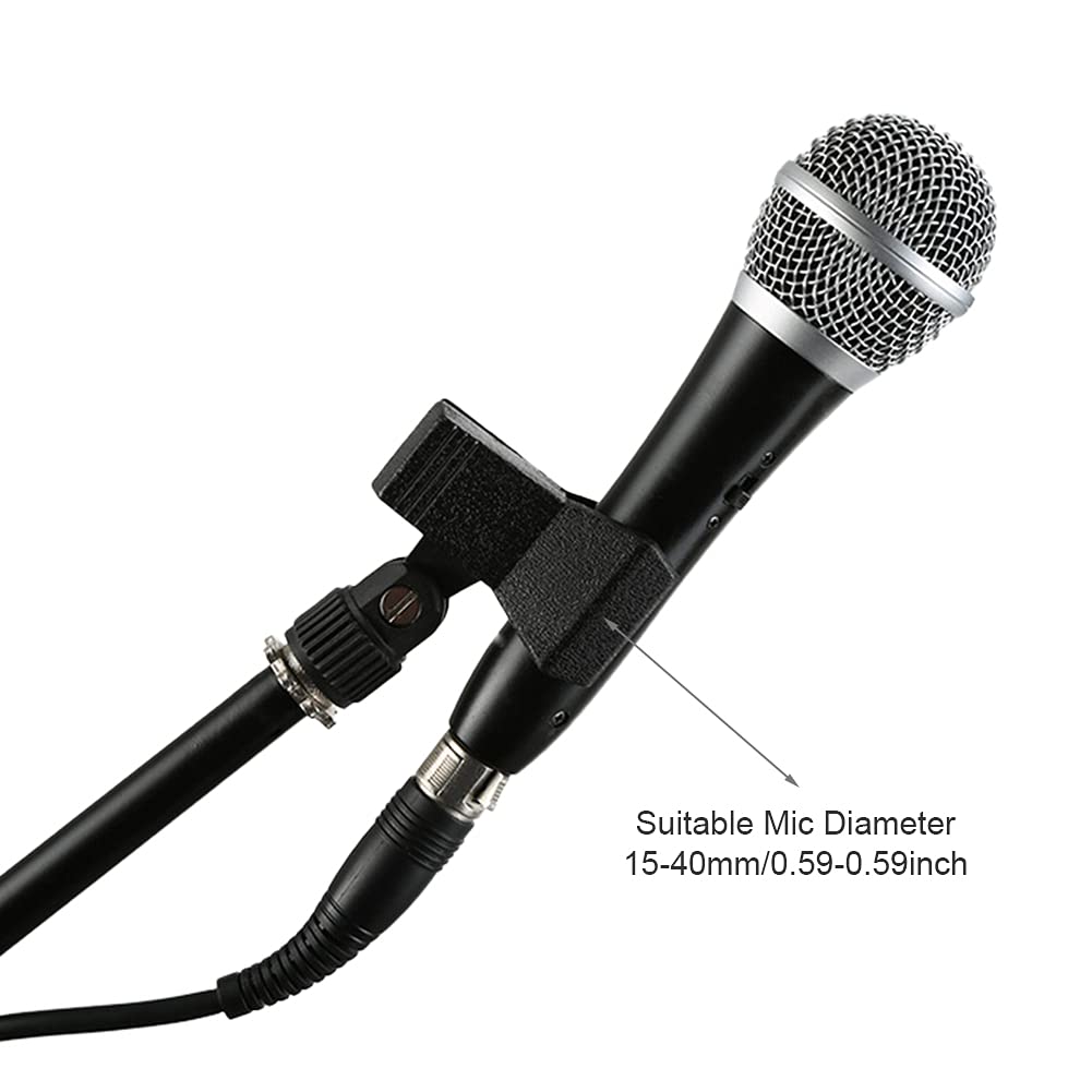 Microphone Clip,Scratch-proof Clothespin Style Standard Thread ...