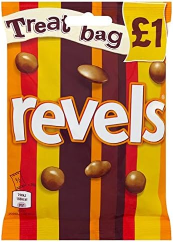 ( 20 Pack ) REVELS® Treat Bag 78g : Amazon.co.uk: Grocery