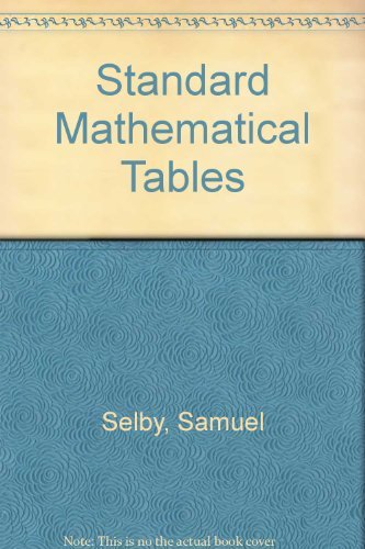 Standard Mathematical Tables: Selby, Samuel: Amazon.com: Books