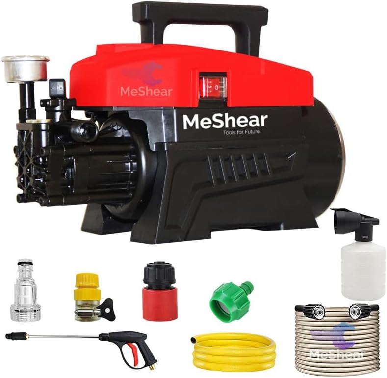 MeShear 2200W 180Bar High Pressure Washer with 10 Meter Hose Outlet ...