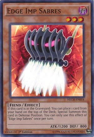 Amazon.com: YU-GI-OH! - Edge Imp Sabres (NECH-ENS02) - The New ...
