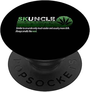 Amazon.com: Skuncle , Skunkle Funny UNCLE SHIRT PopSockets PopGrip ...