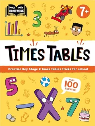Amazon | Help With Homework: Age 7+ Times Tables (Practise Key Stage 2 ...