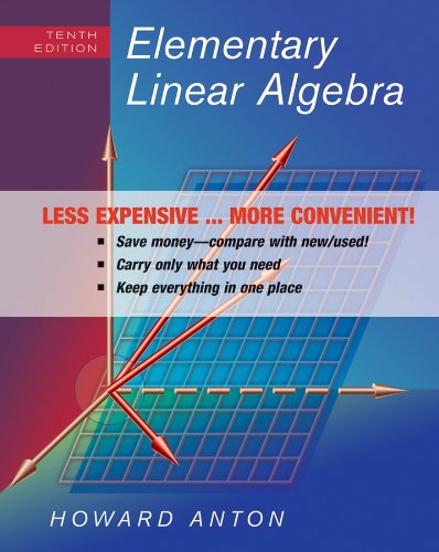 Elementary Linear Algebra: Anton, Howard: 9780470559918: Books - Amazon.ca