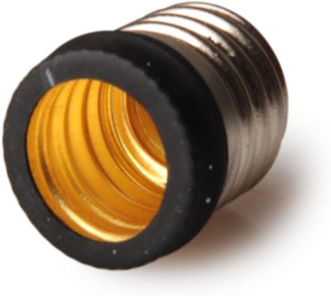 Amazon | E17→E14 口金変換アダプタ E17-E14電球ソケット変換 E14ソケット 難燃性材料 安全なPBT製 (1個) | SF-RC MODEL | 口金変換アダプタ