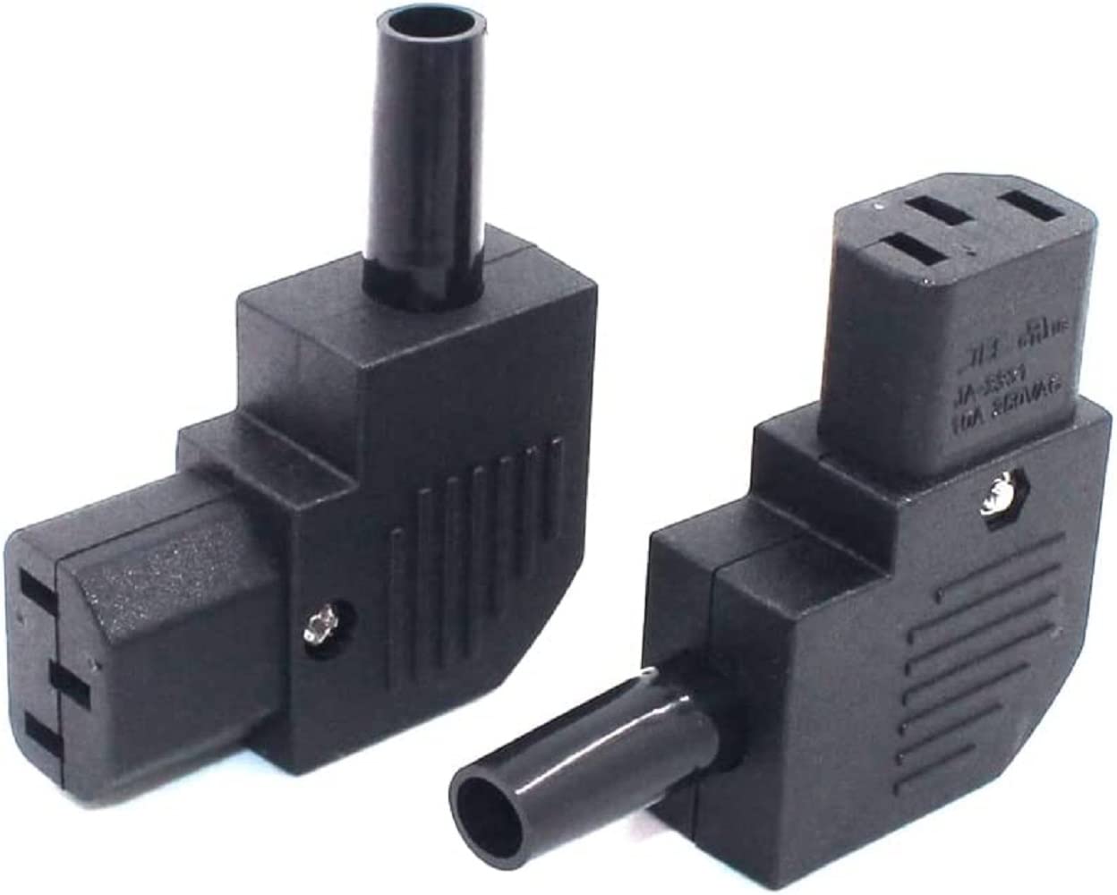 Amazon.com: Toptekits (2 Pack) IEC 320 C13 Female Right Angle Plug ...