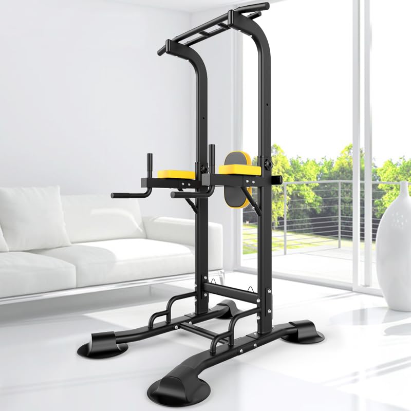 Snapklik.com : Pull Up Bar Stand Multi-Grip Pull Up Dip Bar Height ...