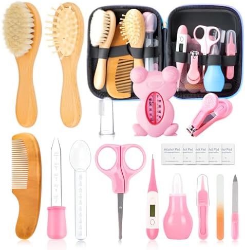 Amazon.com: Baby Grooming Kit, Infant Safety Care Set with Hair Brush ...