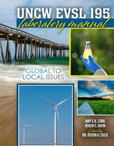 Amazon.com: UNCW EVSL 195 Laboratory Manual: Global to Local Issues ...