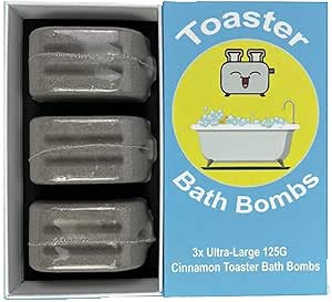 Amazon.com : Toaster Bath Bomb | Funny Novelty Gift Bath Set of 3X Huge ...