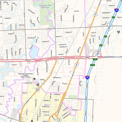 Macomb County Plat Map