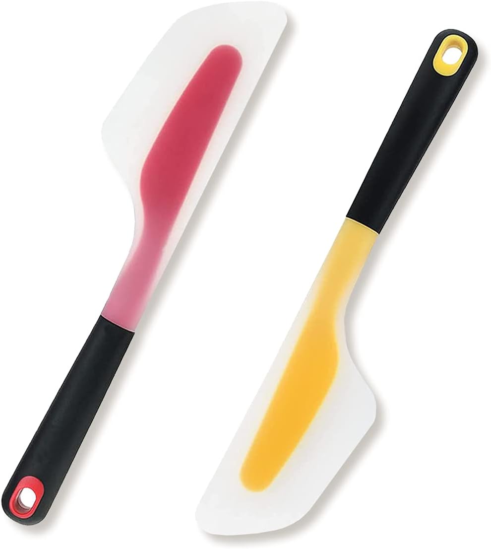 Amazon.com: 2 Pieces Omelette Spatula Kitchen Omelet Turner Silicone ...