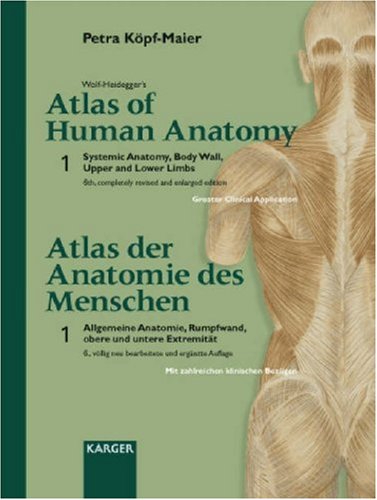 Wolf-Heidegger's Atlas of Human Anatomy/Wolf-Heideggers Atlas Des ...