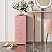 Amazon.com: MIOCASA 5 Drawer Metal File Cabinet Mobile Underdesk Chest ...