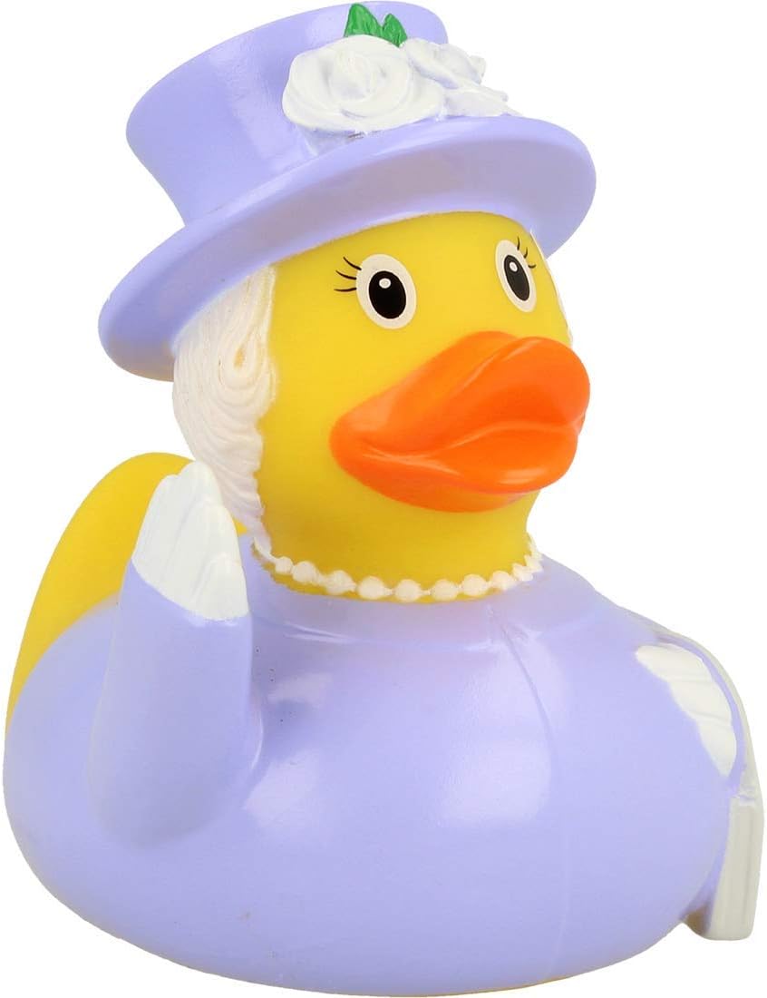 Queen Elizabeth Duck British Royal Family Rubber Duck : Amazon.co.uk ...