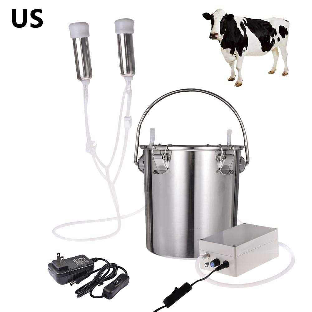 Cow Electric Milking Machine Upgrade Stainless Steel Portable Electric ...