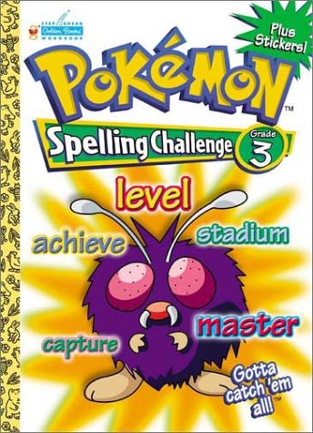 Pokemon Spelling Challenge Grade 3 with EZ Peel Stickers (Workbooks ...