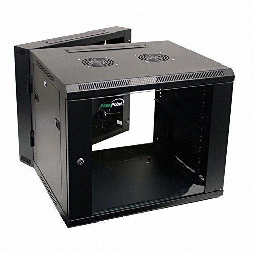 Buy NavePoint 9U Server Cabinet with Hinged Back - 23.6” Deep, 9U ...