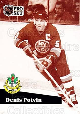 Amazon.com: (CI) Denis Potvin Hockey Card 1991-92 Pro Set Hall of Fame ...