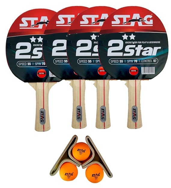 Buy Stag Iconic 2 Star Anywhere-Everywhere Playing Table Tennis (T.T ...