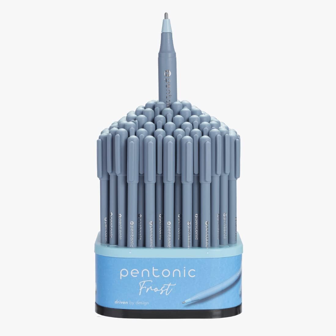 Pentonic 0.7mm Ball Point Pen Tumbler Pack | Black Body | Blue Ink ...