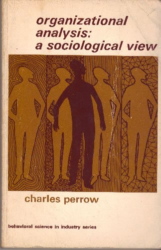 Organizational analysis: A sociological view (Social science paperbacks ...