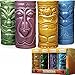 mikamax – Tiki Mugs Set – Bicchierini Tiki Set di 4 – Tiki Cocktail Mai ...