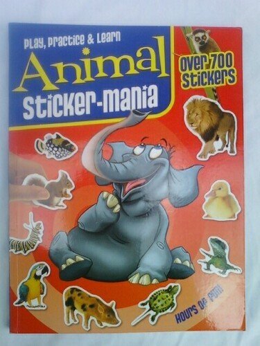 Play, Practice & Learn Animal Sticker-mania: Hinkler: 9781741832068 ...