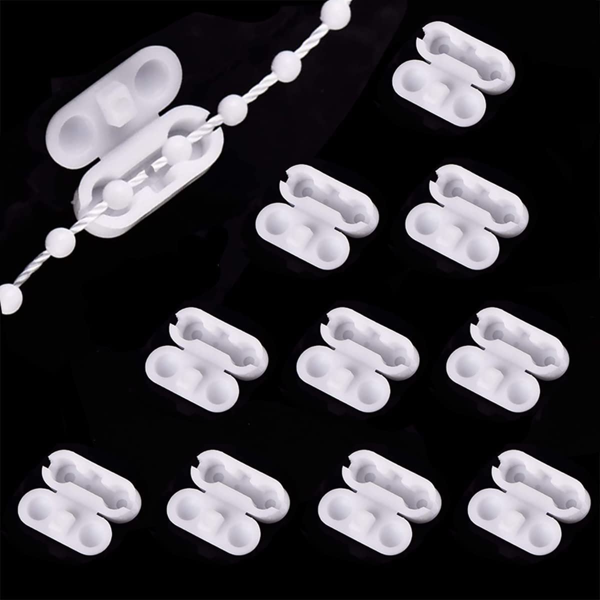 LICQIC Roller Blind Cord Connector Clips, Replacement Blind Pull Cord ...