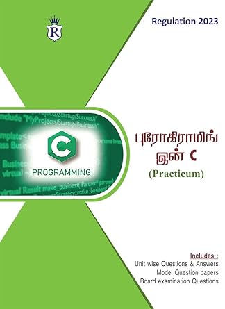 Amazon.in: Buy Programming in C - Tamil (Practicum) Book Online at Low ...