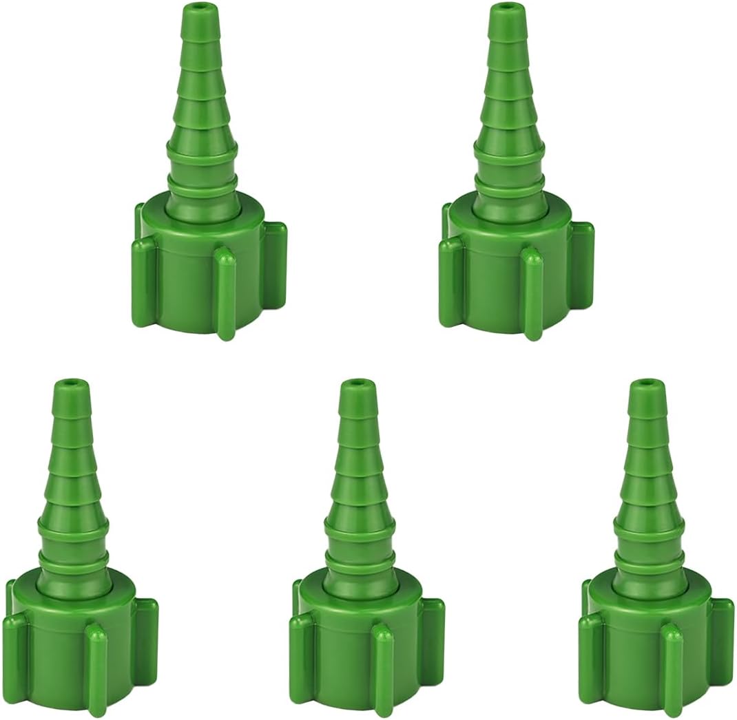 Amazon.com: Oxygen Tubing Swivel Nipple Connectors, Pack of 5, Green ...