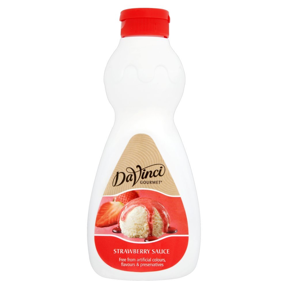 DaVinci Gourmet Strawberry Flavour Dessert Sauce 500 g : Amazon.co.uk ...
