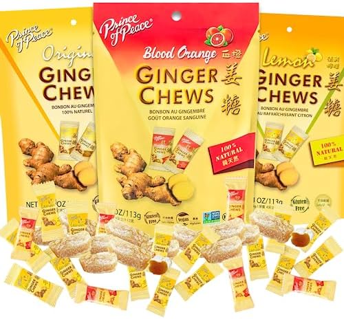Amazon.com : Prince of Peace Original Ginger Chews, 4 oz. – Candied ...