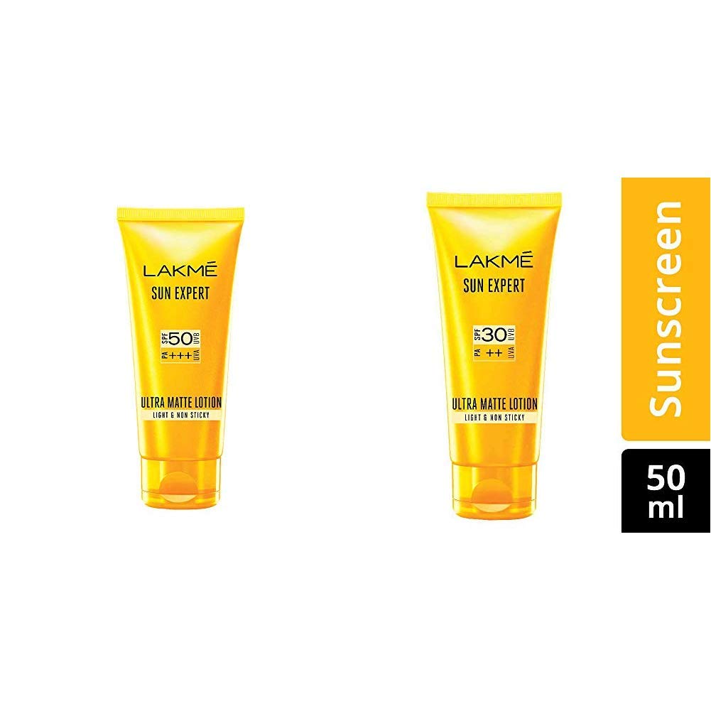 Buy Lakmé Sun Expert SPF 50 PA+++ Ultra Matte Lotion, 50 ml And Lakme ...