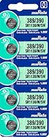 Murata 389/390 SR1130/W/SW Battery 1.55V Silver Oxide Watch Button Cell ...